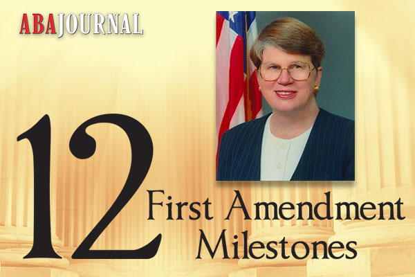 12 First Amendment Milestones - ABA Journal